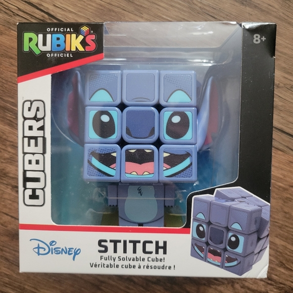 Disney | Toys | Disney Stitch Blue Puzzle Rubiks Cube Fully Solvable ...